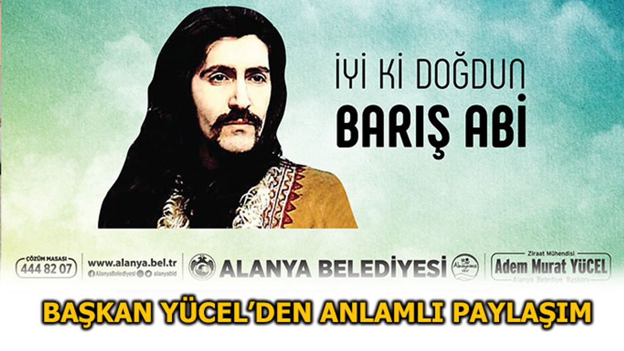 Barış Manço Unutulmadı - Alanya Postası